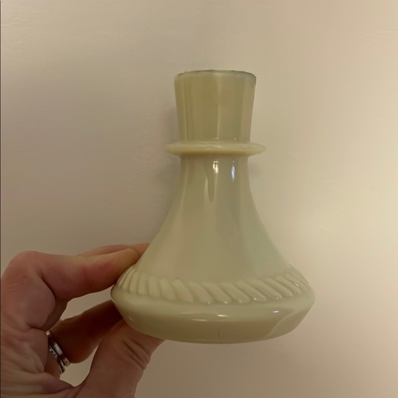 wheaton | Other | Vintage Pair Custard Glass Wheaton Ware Candle ...